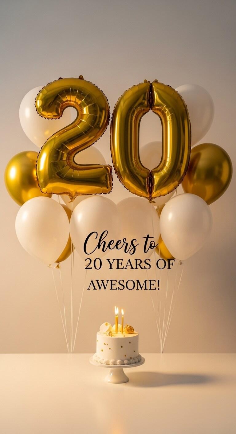 100+ Best 20th Birthday Captions for Instagram | Funny, Cute & Inspiring