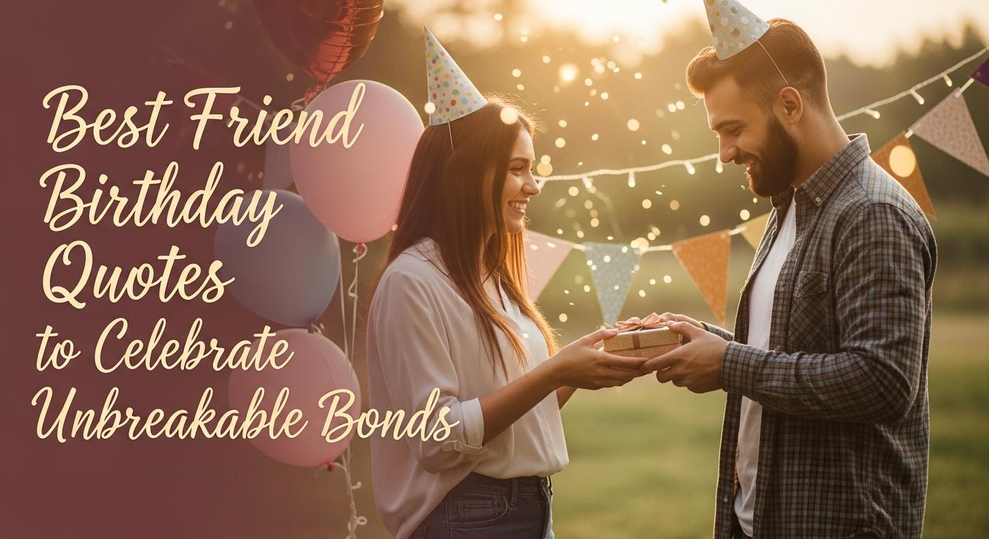 110+ Best Friend Birthday Quotes to Celebrate Your Bond
