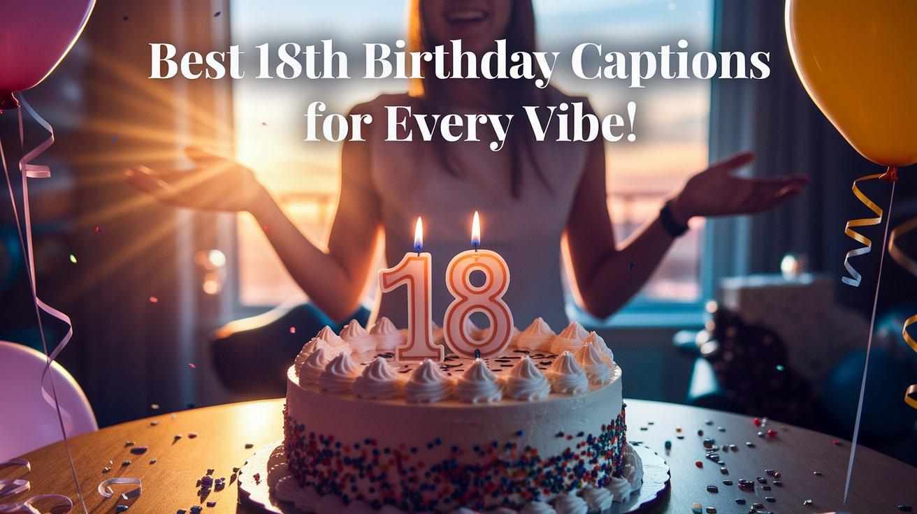 Captions For 18th Birthday