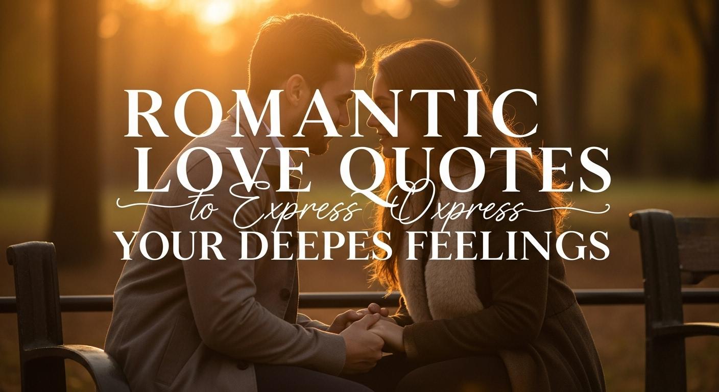 Romantic Love Quotes – Heartfelt Words to Express True Love