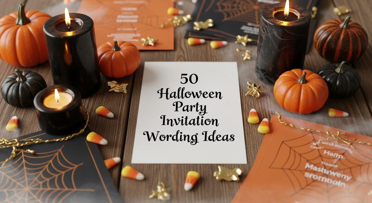 50 Halloween Party Invitation Wording Ideas